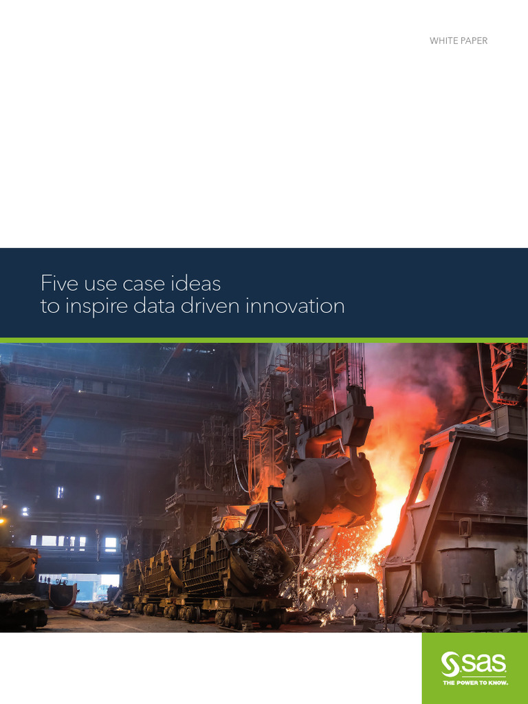 Five Use Case Ideas to Inspire Data Driven Innovation 111332 | PDF ...