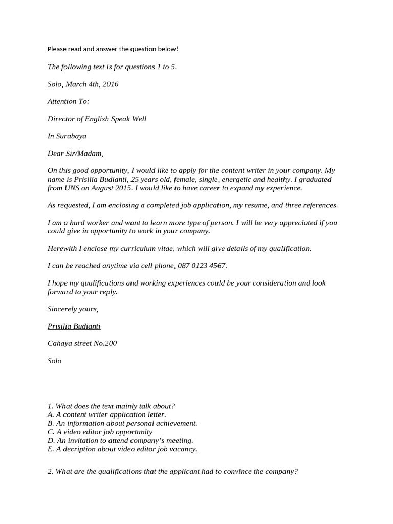 NAME JOB | PDF