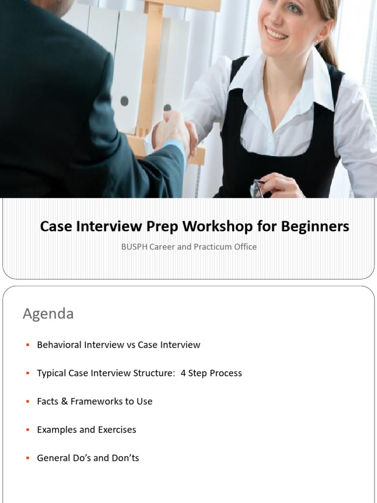 Case Interview Prep for Beginners | PDF | Mergers And Acquisitions ...