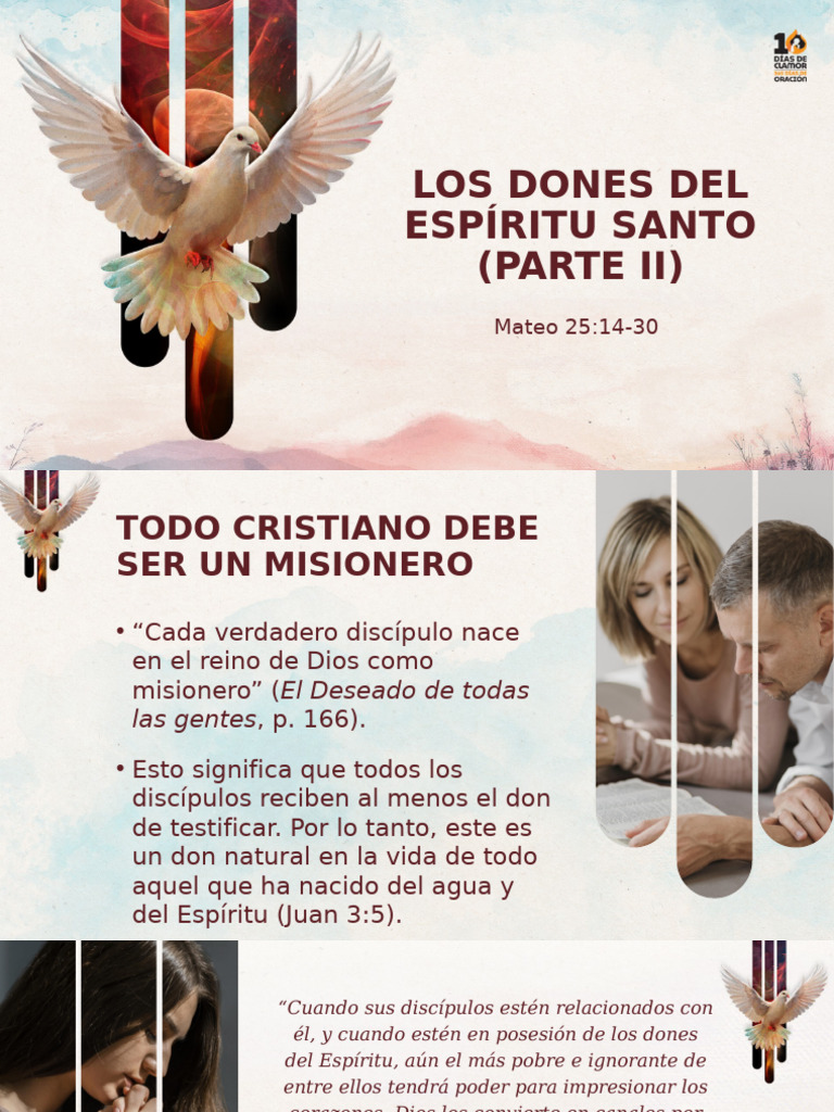 4. Los Dones Del Espíritu Santo (Parte II) | PDF | Cristo (título) | Jesús