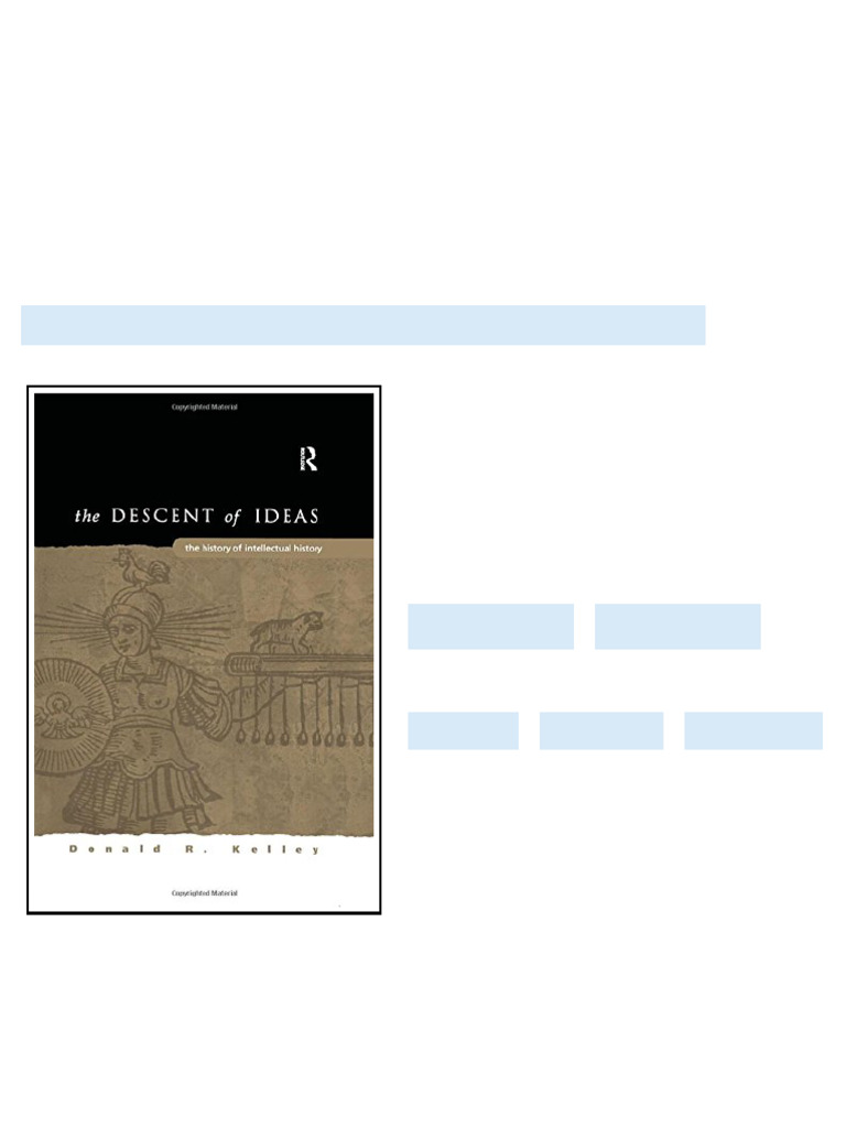 The Descent of Ideas The History of Intellectual History 1st Edition ...