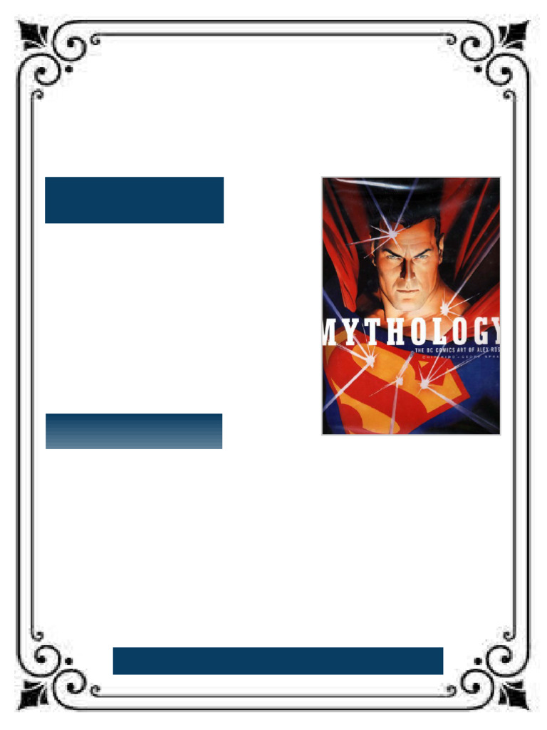 Mythology The DC Comics Art of Alex Ross Pantheon Graphic Library Alex ...