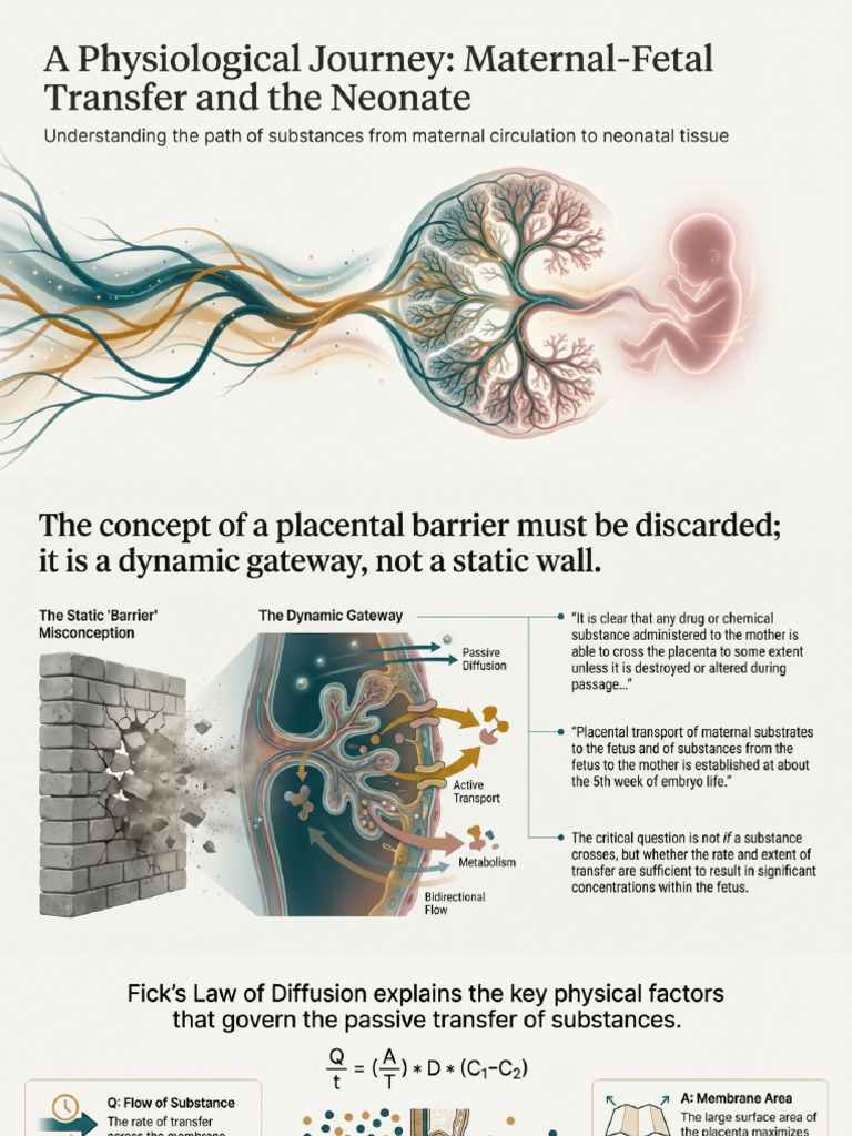 Maternal Fetal Neonatal Physiology | PDF