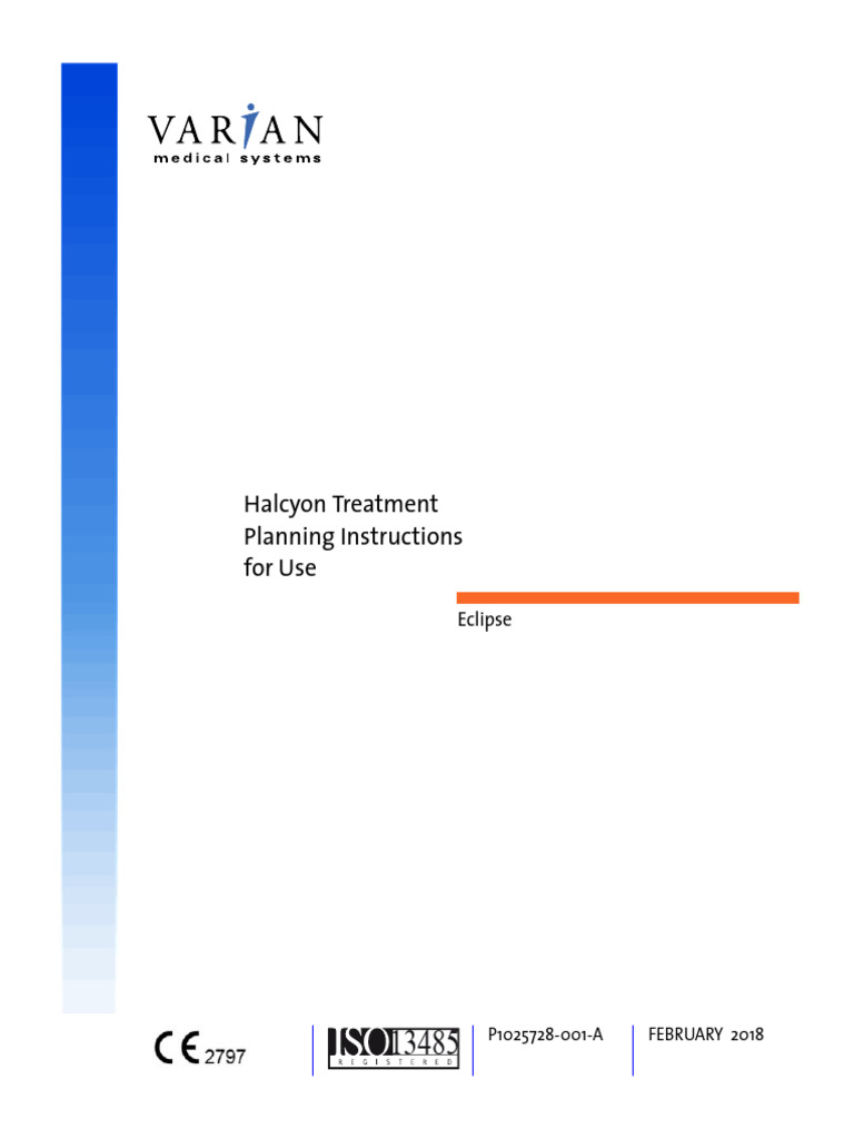 Eclipse 15.6 Halcyon Treatment Planning Instructions for Use | PDF ...