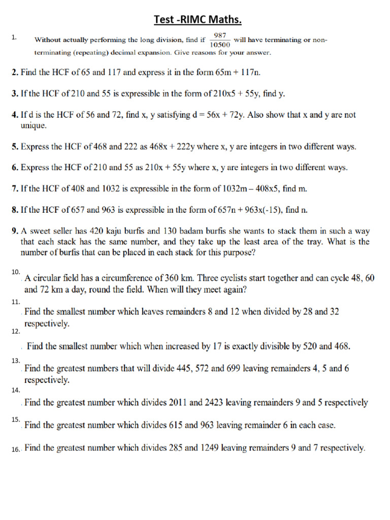 Test Rimc | PDF