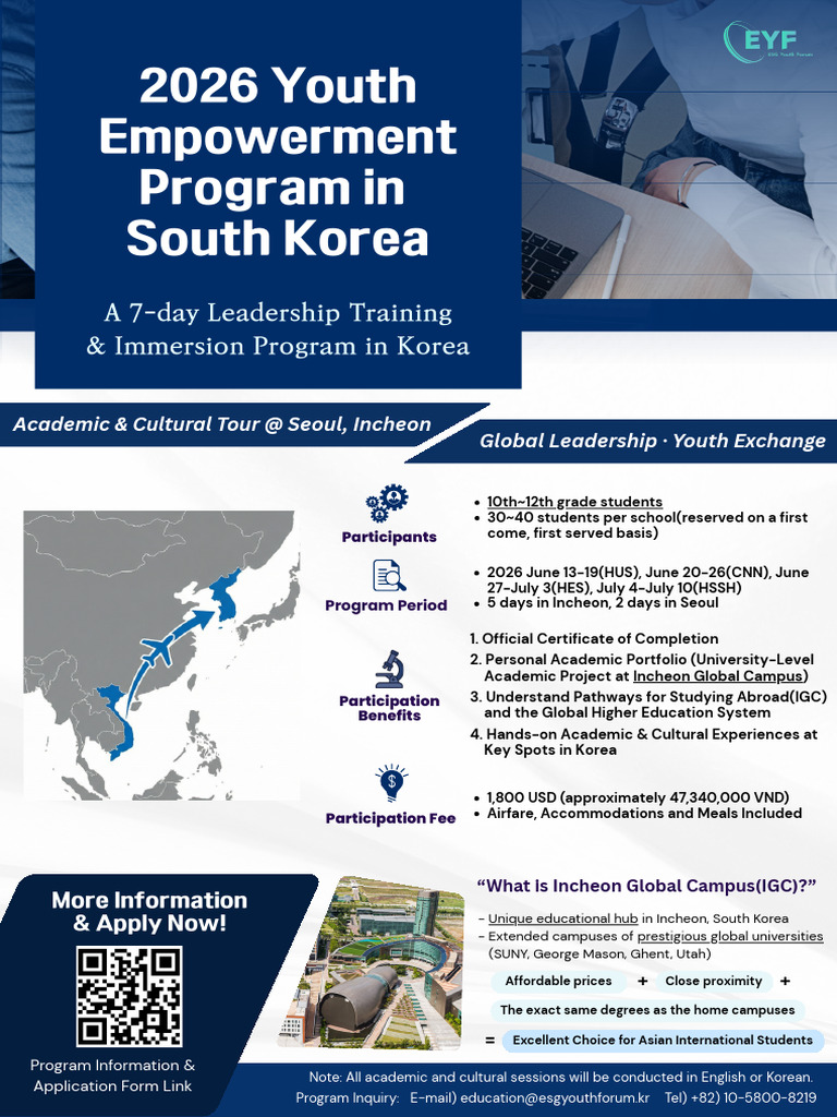 [Poster] 2026 VNU High Schools Youth Empowerment Program | PDF