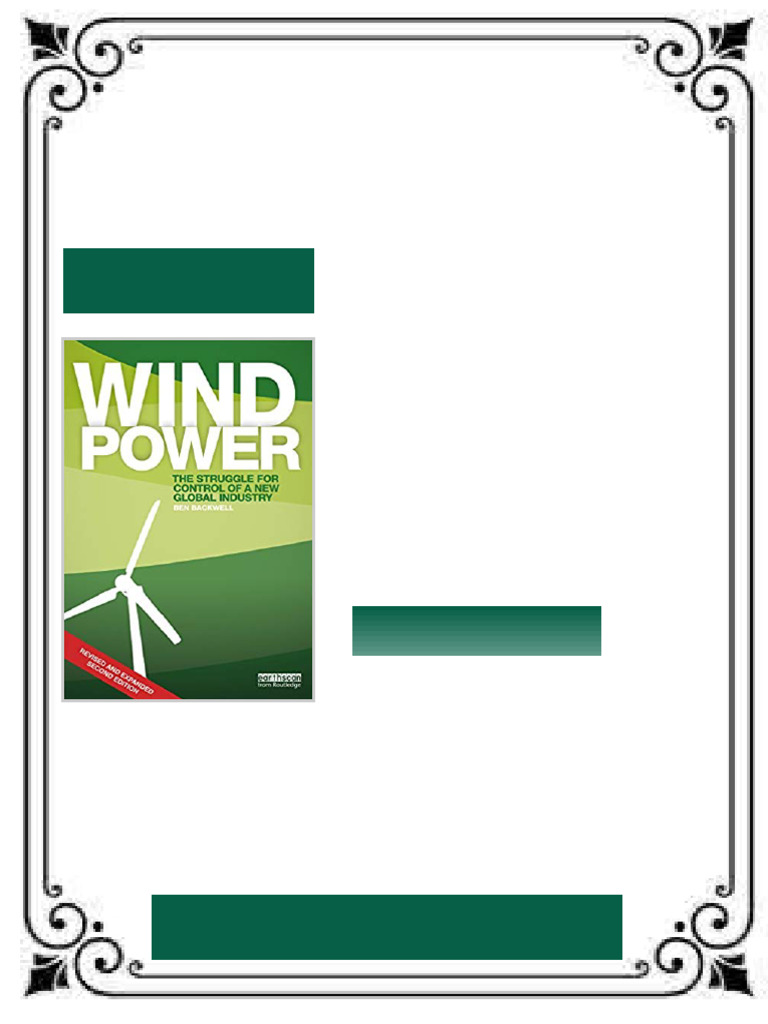Wind Power The Struggle for Control of a New Global Industry 2nd ...