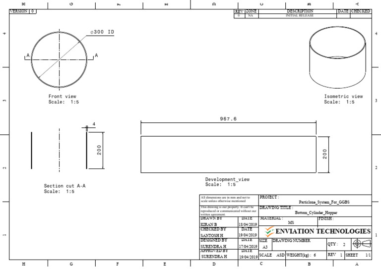Bottom Cylinder Hopper | PDF