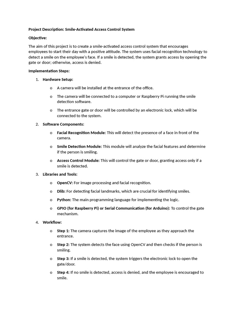Project Description | PDF | Access Control | Computing