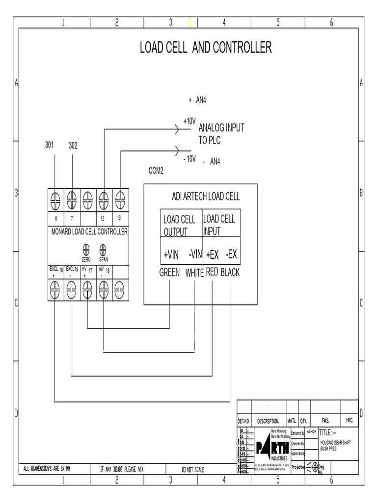 Load Cell Controller Wiring Guide | PDF | Electrical Engineering ...