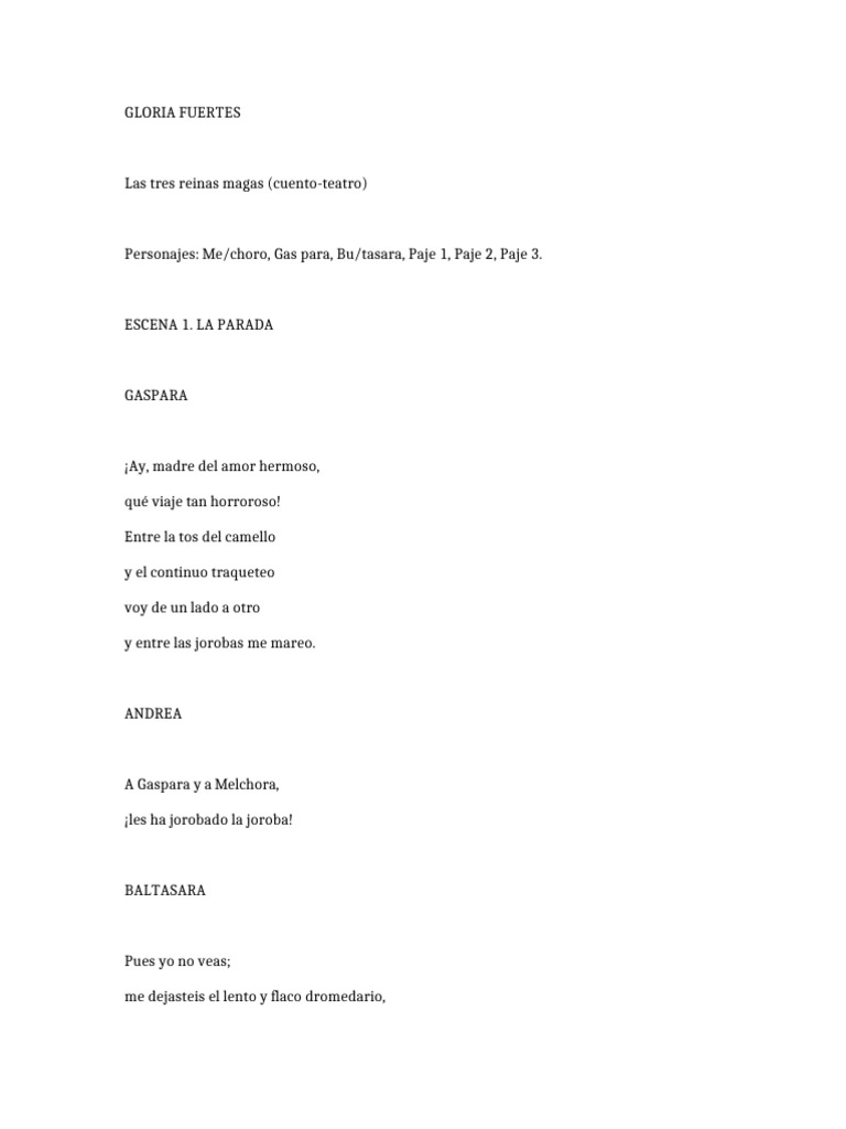 Las Tres Reinas Magas | PDF
