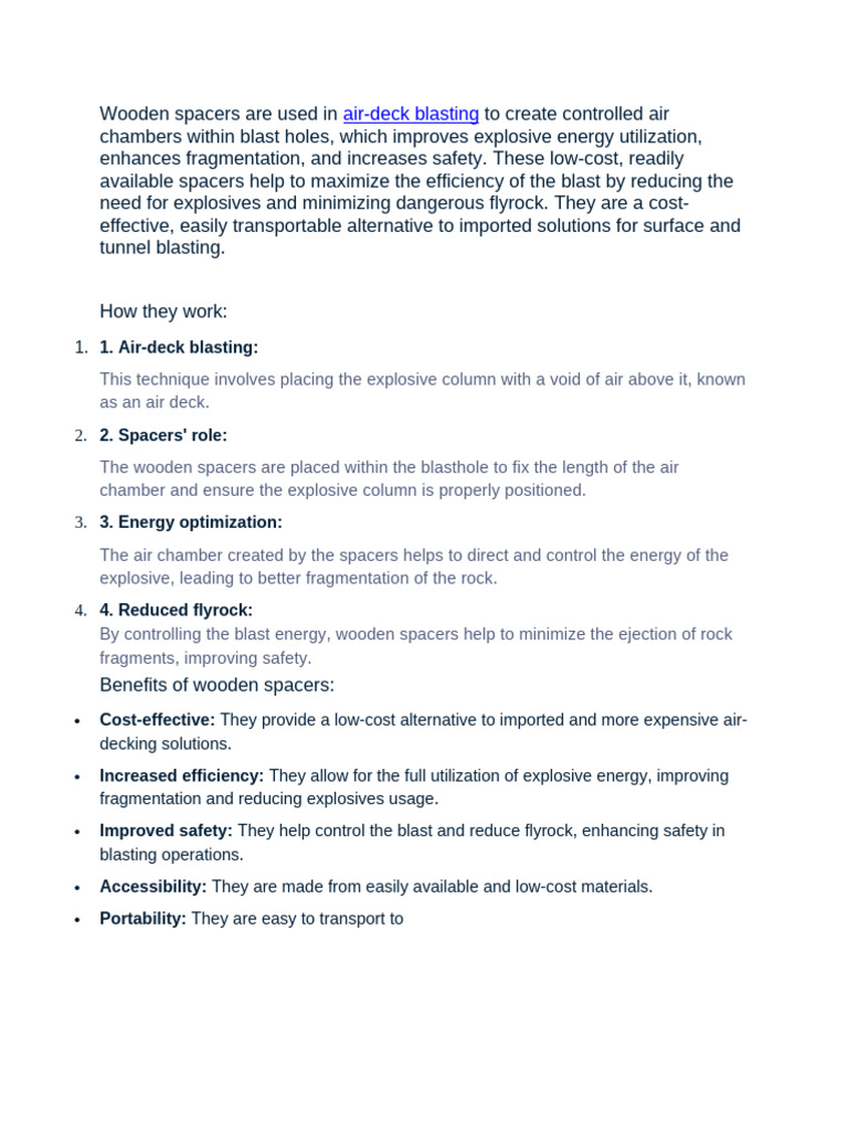 Wooden Spacers Are Used in (1) | PDF