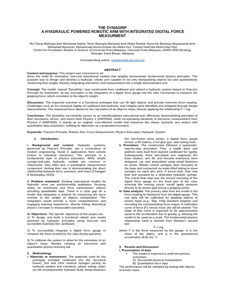 2.2. template APEx2025 (2) (1) | PDF | Force | Weight