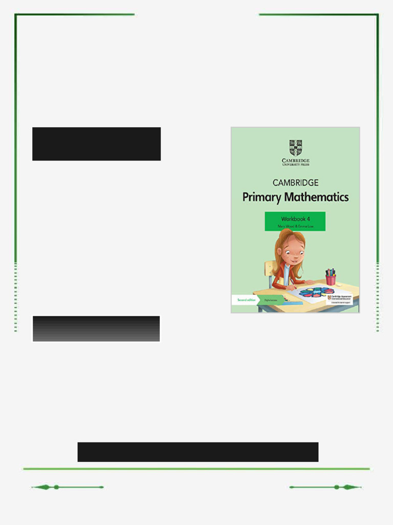 Cambridge Primary Mathematics Workbook 4 2nd Edition Cambridge Primary Maths Mary Wood eBook ...