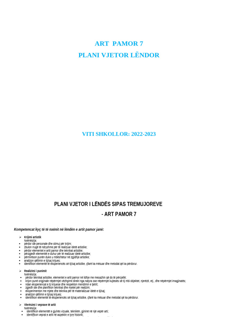 Arti-Pamor-7 PLANI | PDF