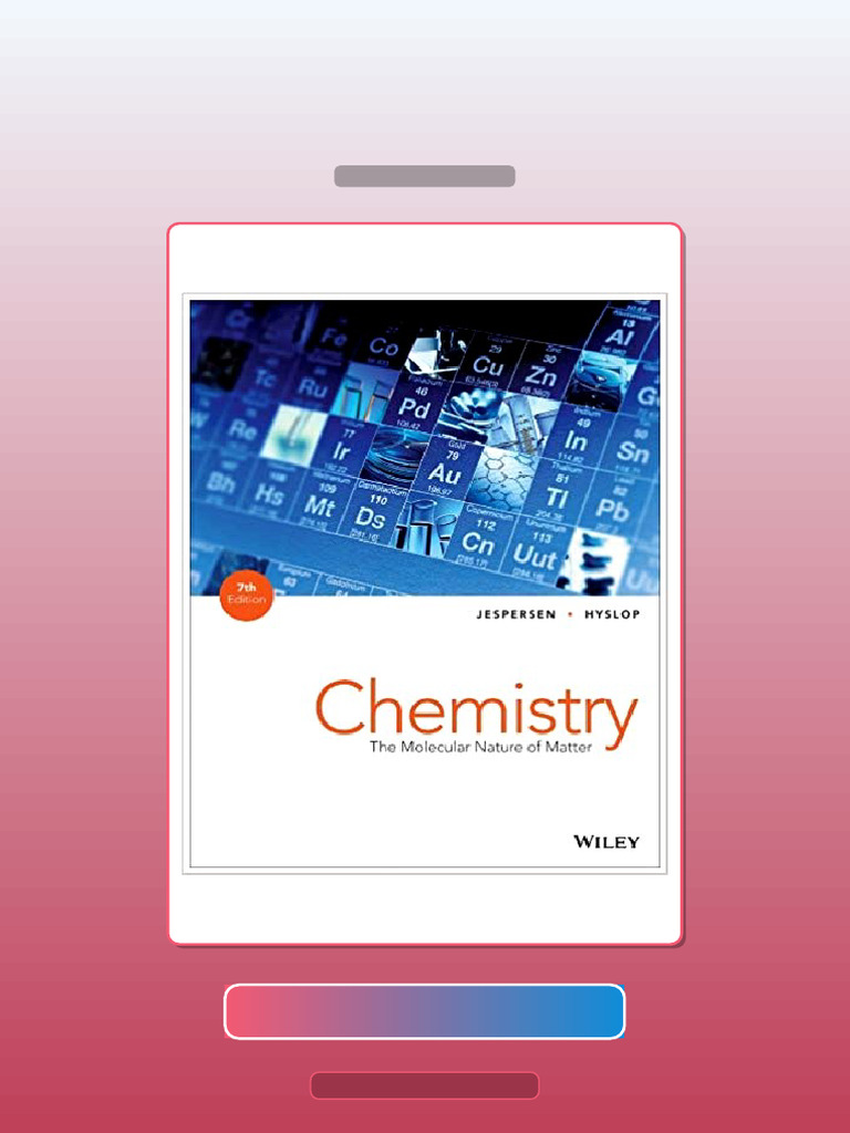 Test Bank for Chemistry the Molecular Nature of Matter 7th Edition by ...