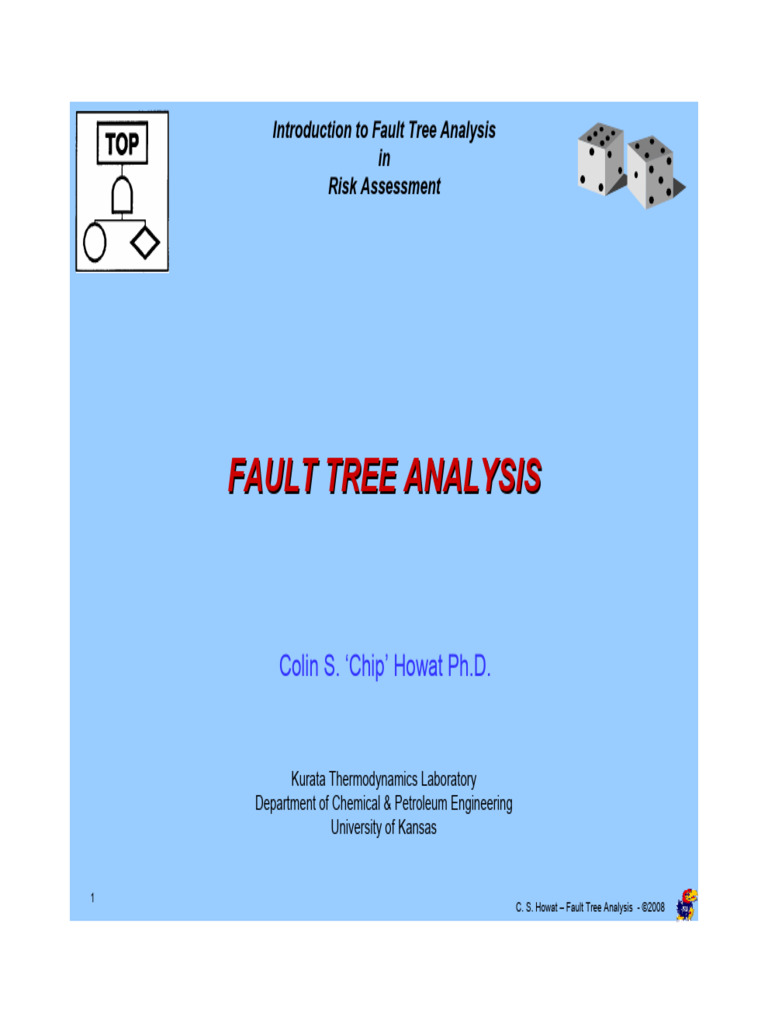Introduction to Fault Tree Analysis in Risk Assessment | PDF | Safety