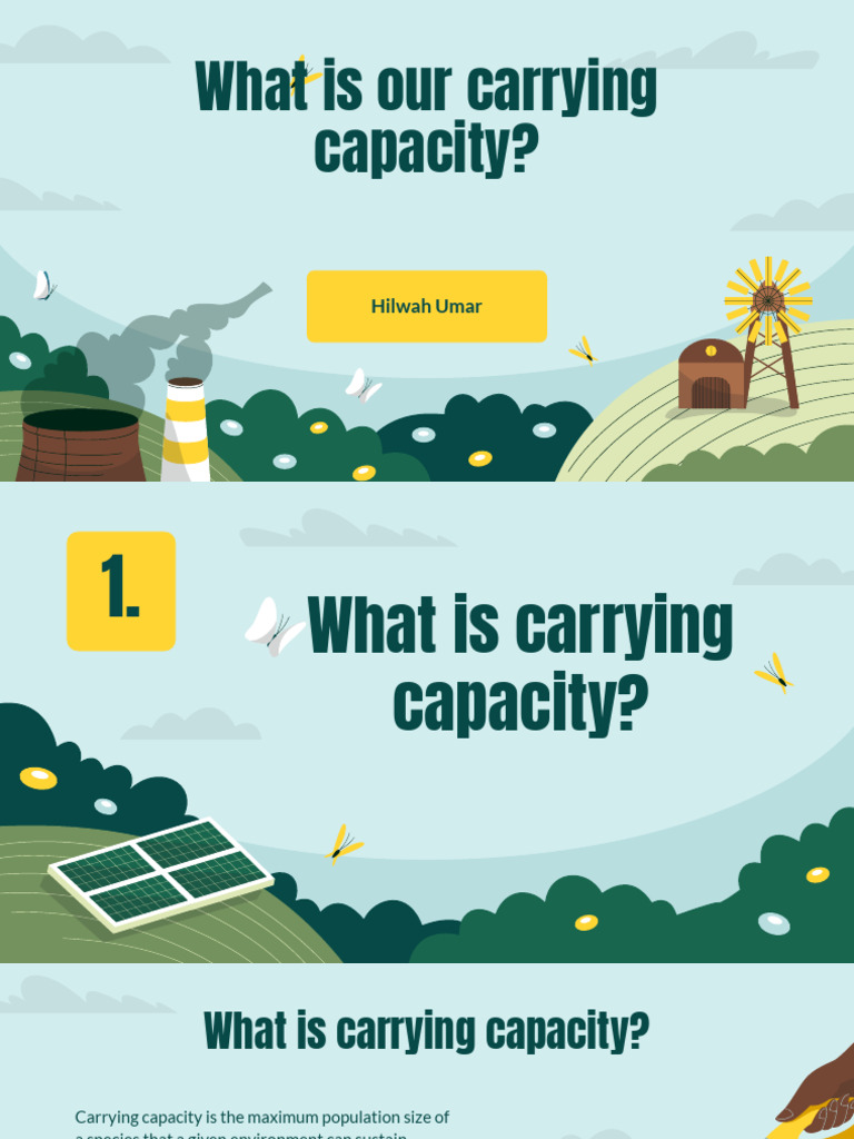 Carrying Capacity Hilwah | PDF