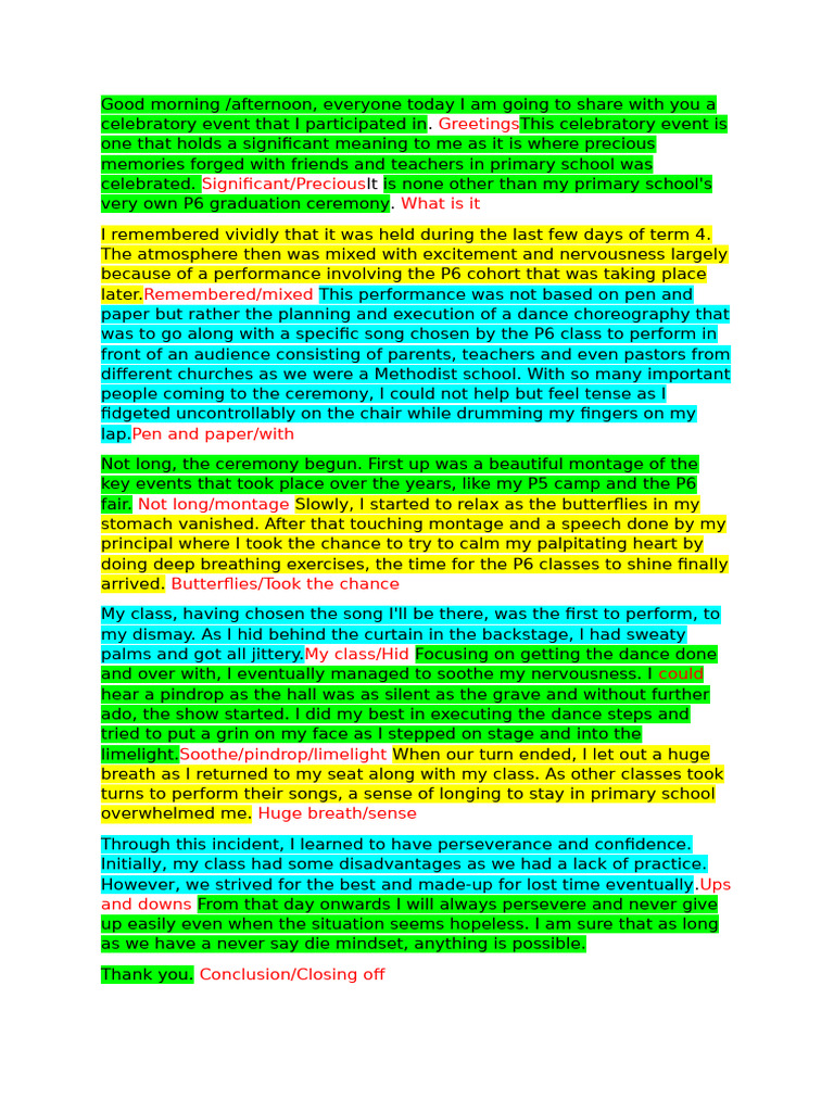 EL WA2 Oral Presentation-Script (2024) | PDF