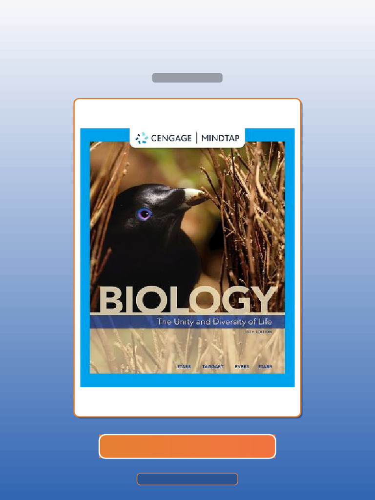 Biology the Unity and Diversity of Life 15th Edition Cecie Starr Ralph ...