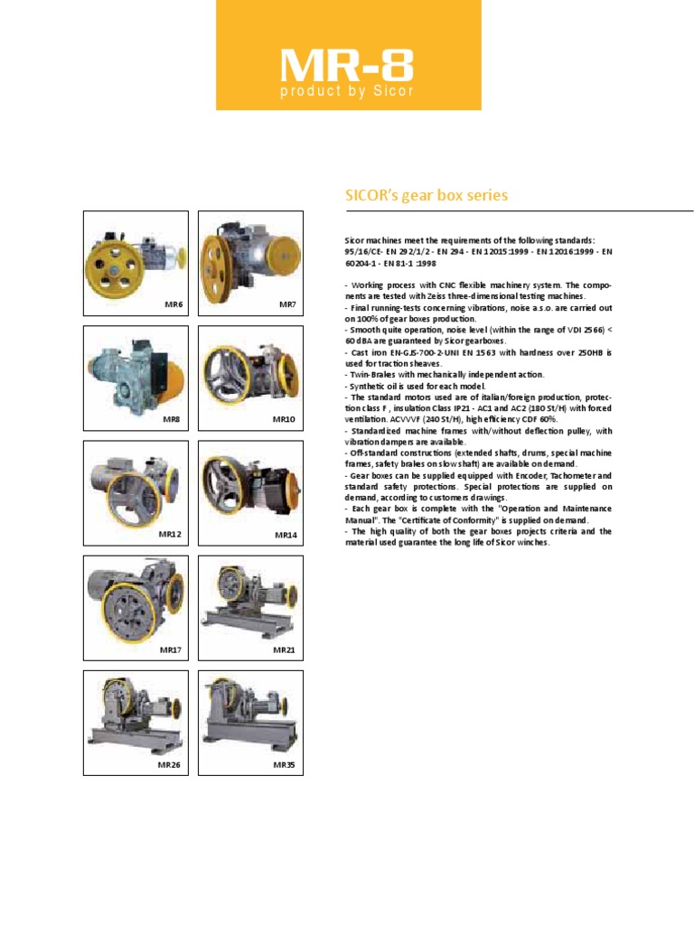 MR8 | PDF | Transmission (Mechanics) | Gear