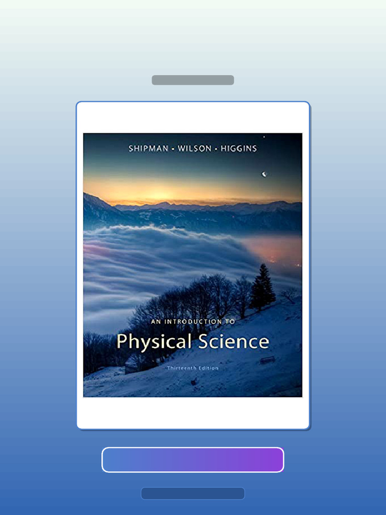 Test Bank for an Introduction to Physical Science 13th Edition by James ...