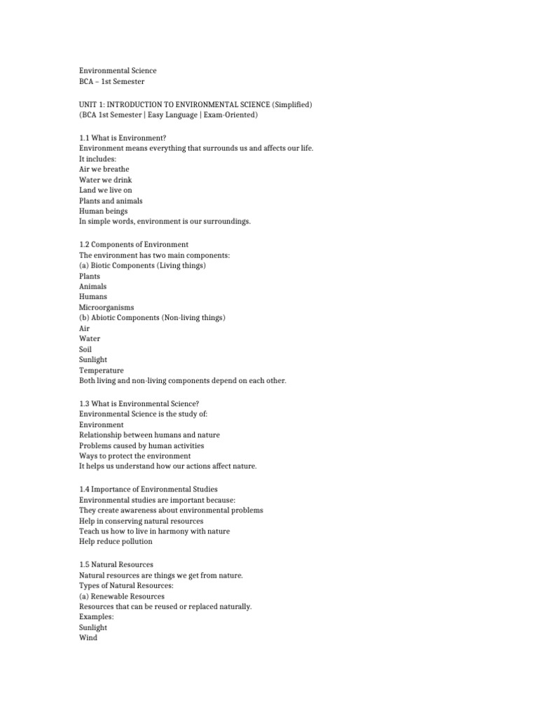 Environmental_Science_Compact | PDF | Ecosystem | Biodiversity