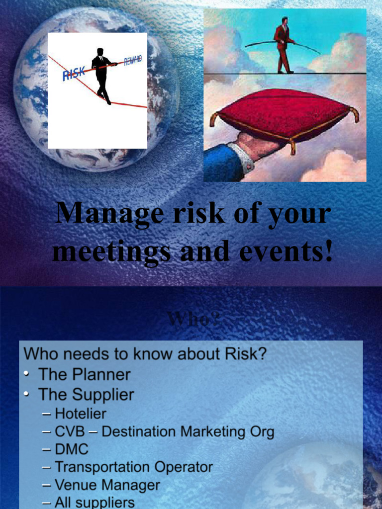 Effective Risk Management for Events | PDF | Risk | Risk Management