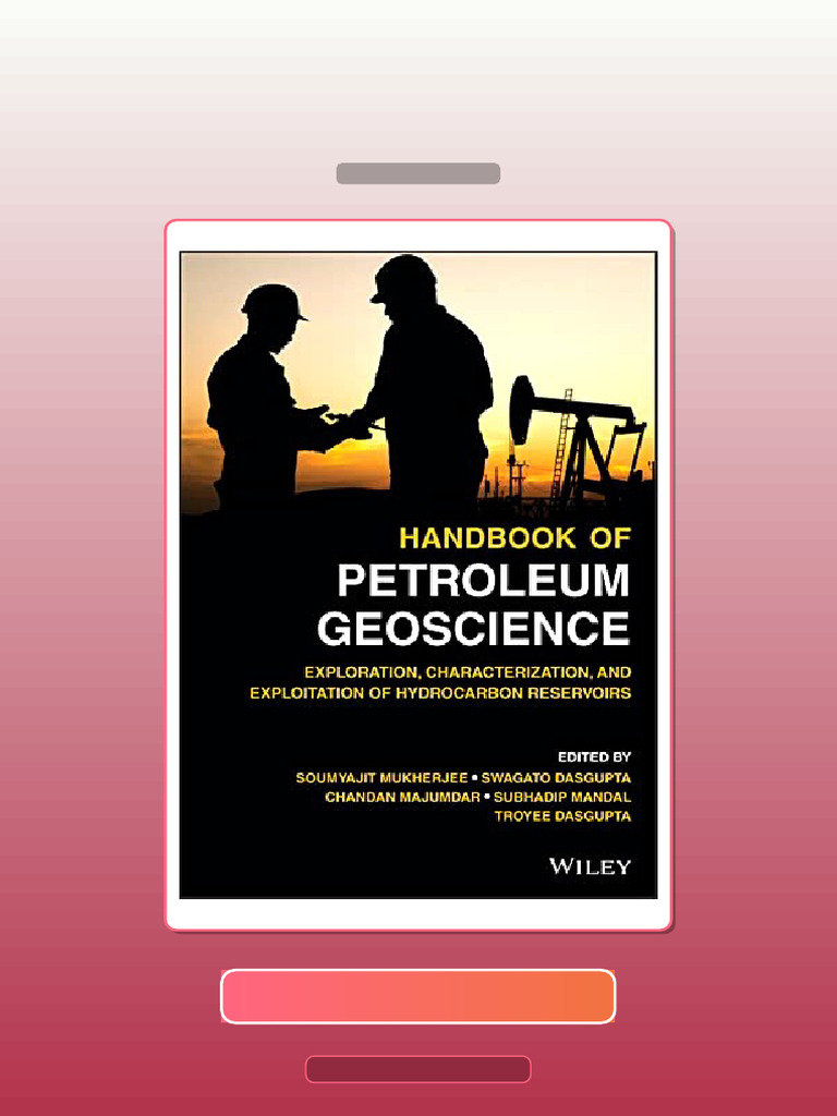 Handbook of Petroleum Geoscience Exploration Characterization and ...