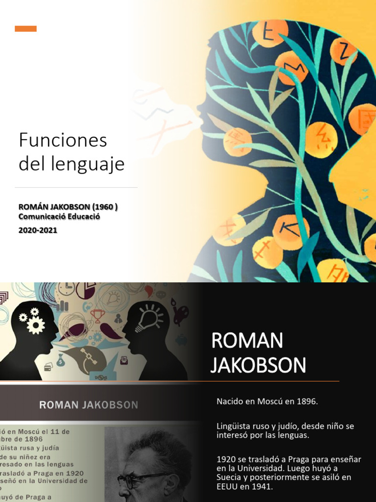 Funciones del lenguaje según Jakobson | PDF | Las emociones | Comunicación