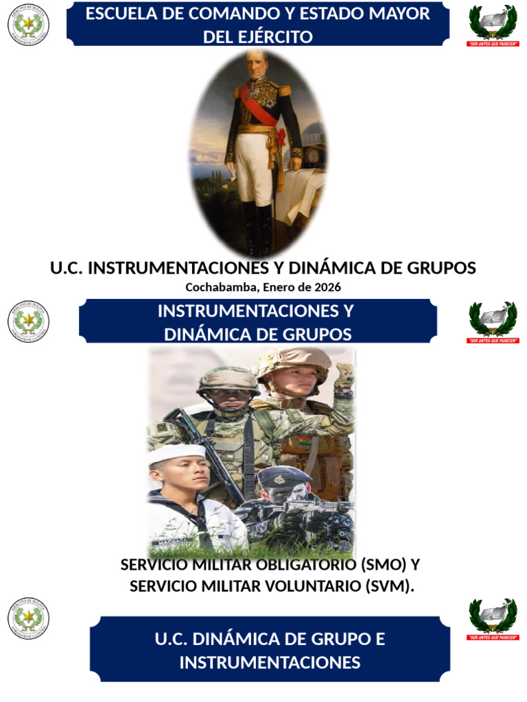 SMO. Y SMV. | PDF | Servicio militar | Gobernancia