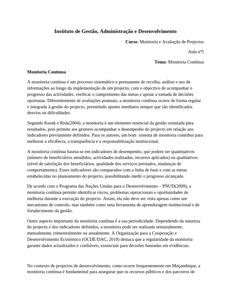 IGAD....Aula 5 | PDF | Qualidade (negócios)