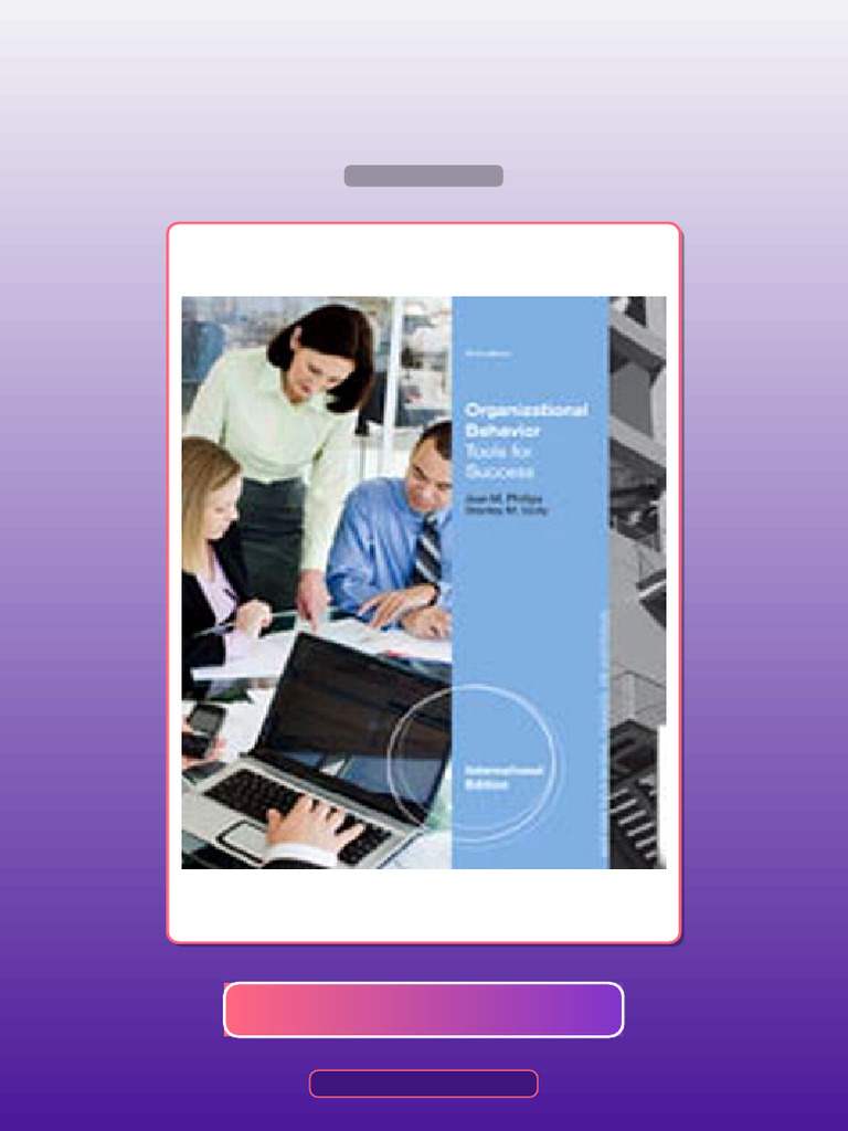 Organizational Behavior Tools for Success International Edition 2nd ...