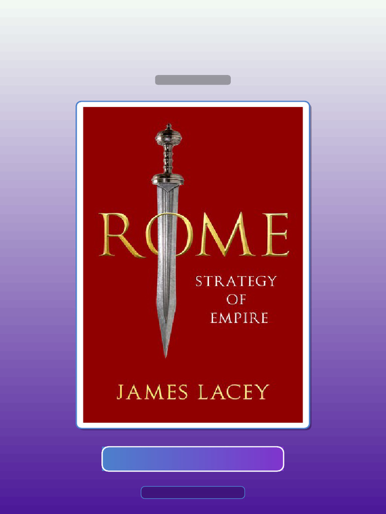 Rome Strategy of Empire James Lacey E-book Testbank Solutions | PDF ...