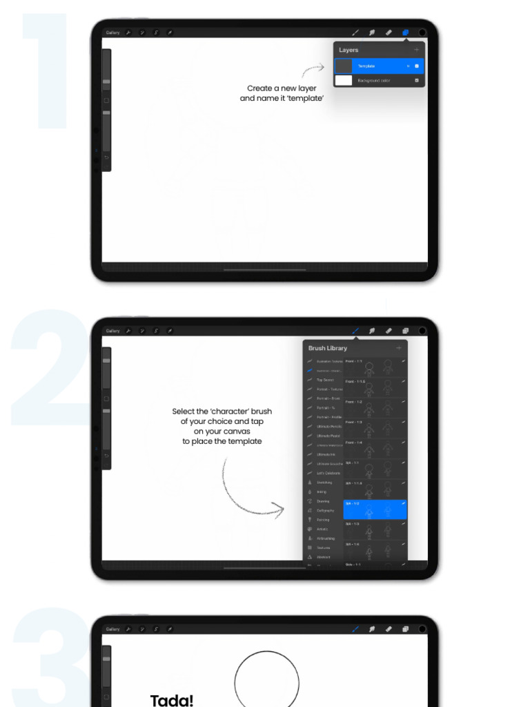 How-To_Character-Template-Brushes | PDF