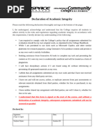 AI Usage Declaration Form Template | PDF