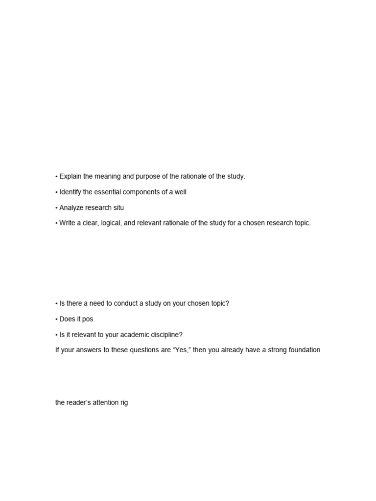 Rationale of the Study Guide for Students | PDF | Human Communication ...