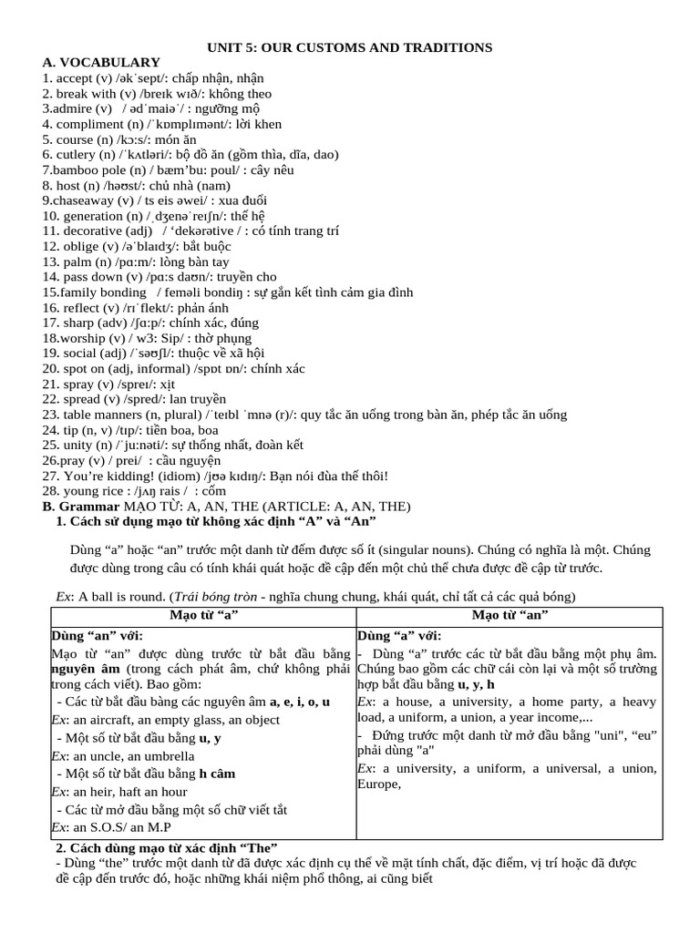 Unit 5 TV NP | PDF