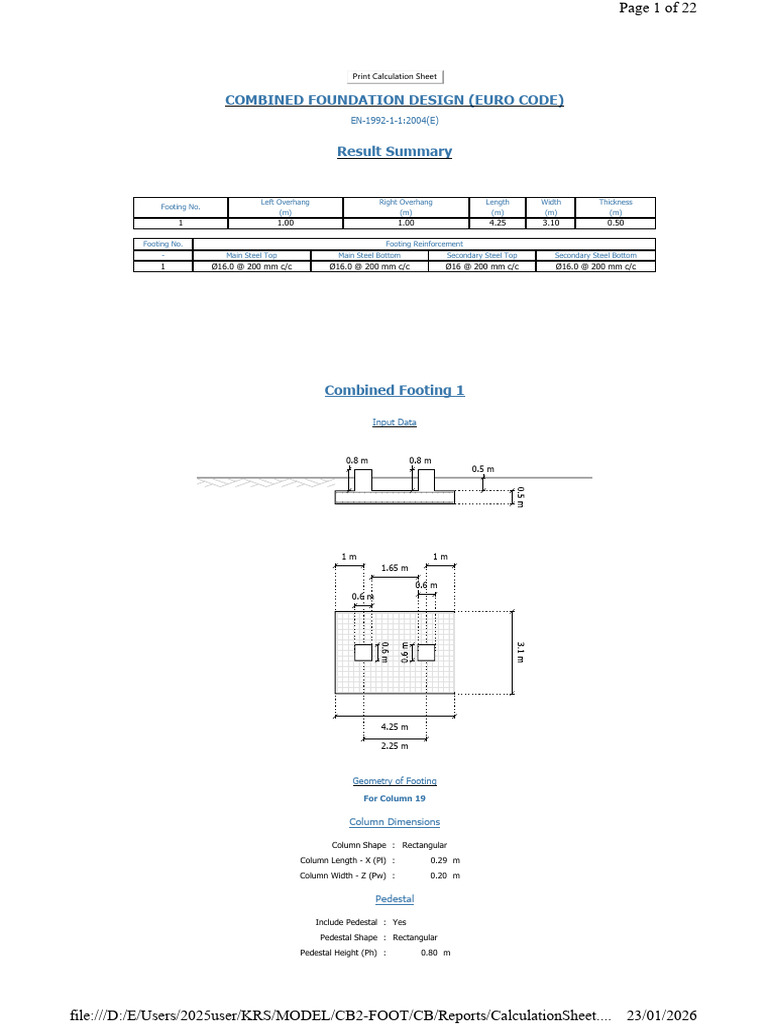 Cal-CB | PDF | Column | Length
