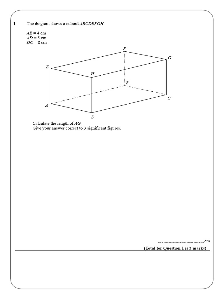 7 3d Pythagoras and Trigonometry 260124 143038 | PDF | Significant Figures | Polytopes