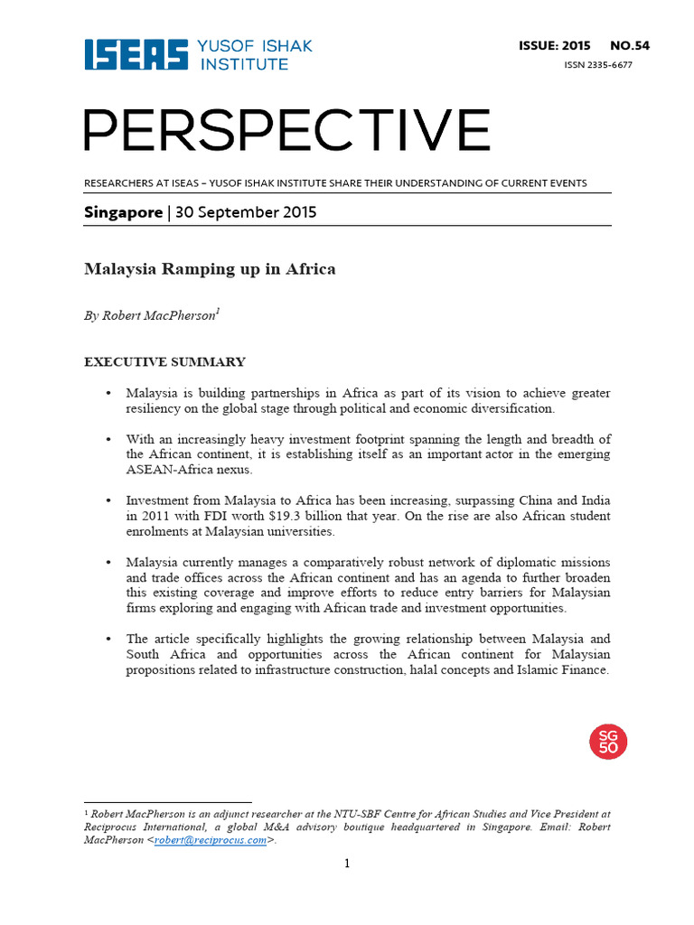 ISEAS Perspective | PDF | Malaysia | Africa