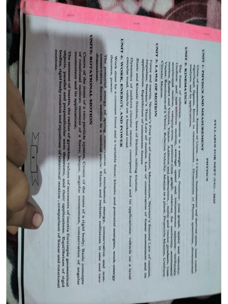 Nta Latest Syllabus Neet 2027 | PDF
