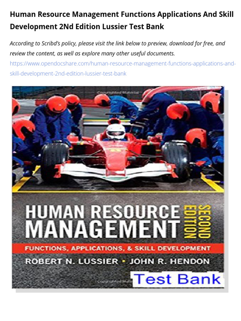 Human Resource Management Functions Applications and Skill Development ...