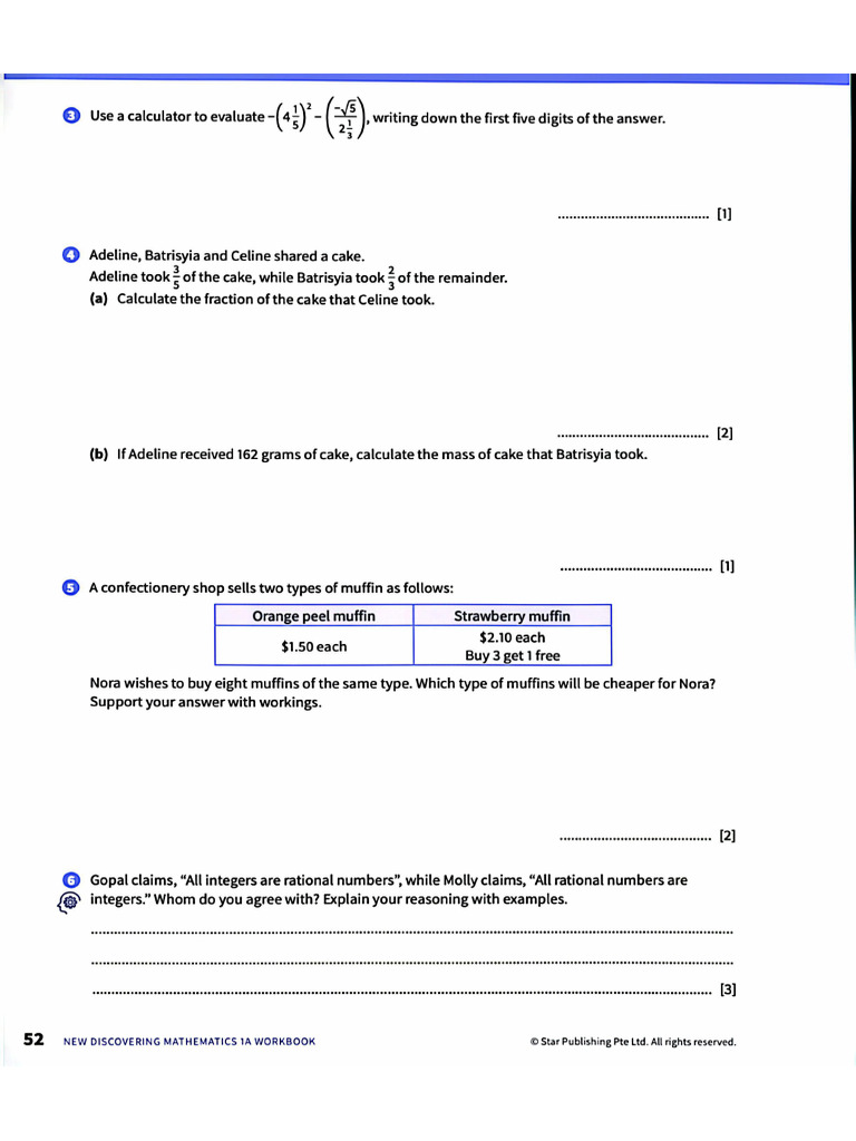 S1 CH 2 Real Numbers | PDF