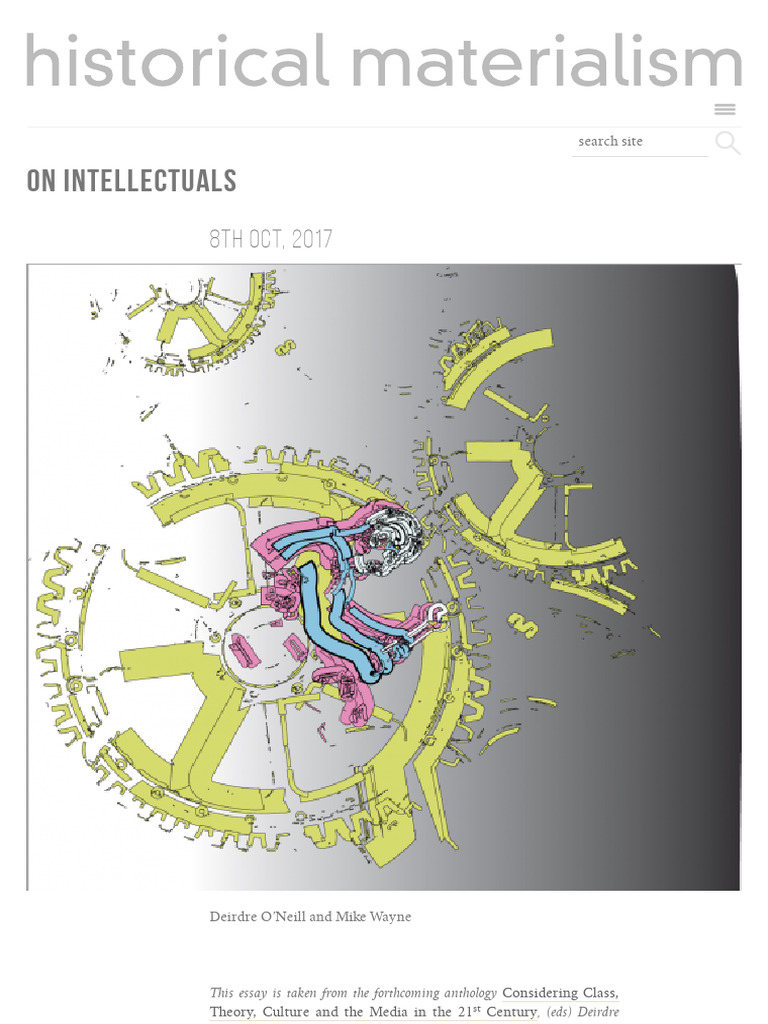 On Intellectuals - Deirdre O’Neill and Mike Wayne | PDF | Marxism ...