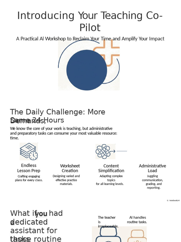Teaching AI Co-Pilot Workshop (1) | PDF | Artificial Intelligence ...