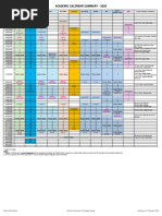 MMU Academic Calendar 2024-2026 | PDF