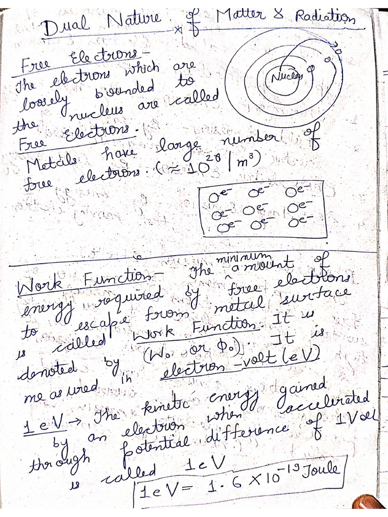 Dual Nature Notes | PDF