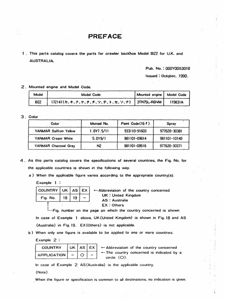 Yanmar Excavator b22_uk_australien Electrical Wiring Diagrams + Parts ...