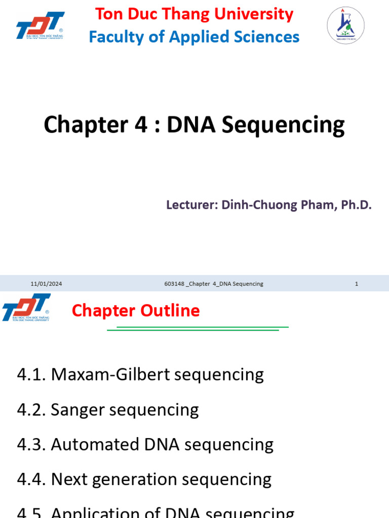 DNA Sequencing Techniques Overview | PDF | Dna Sequencing | Genetics